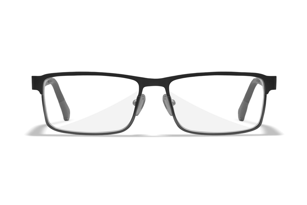 WX Axis Eyeglasses - Dark Gunmetal Frame with Green Temples | Wiley X